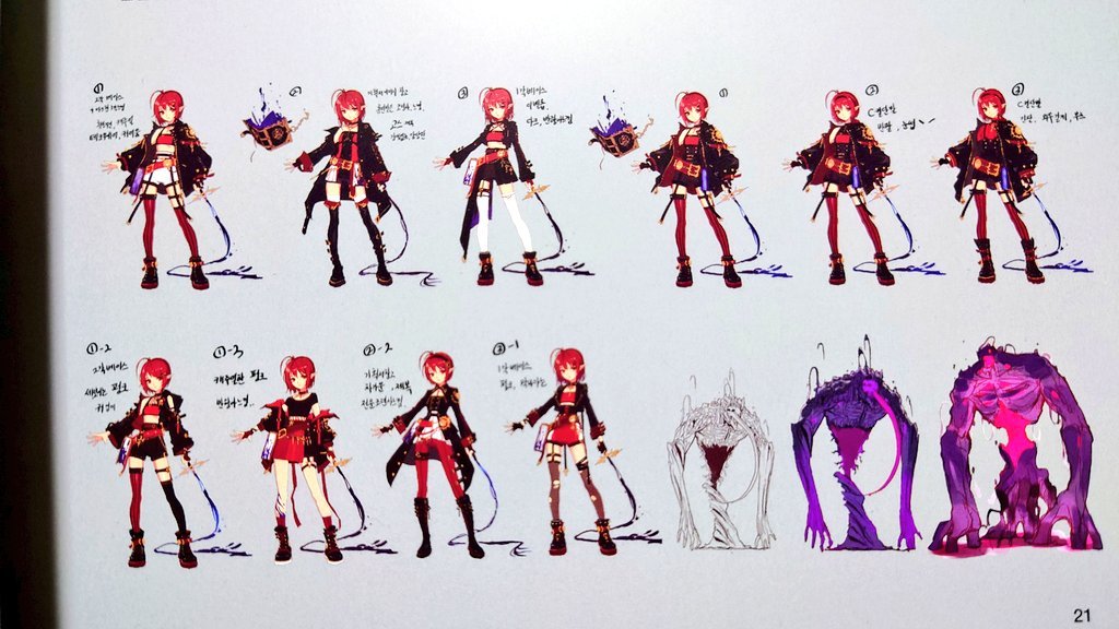 韩服的设定集有召唤三觉的初稿,沃特碧们的Colg,DNF地下城与勇士 - COLG玩家社区