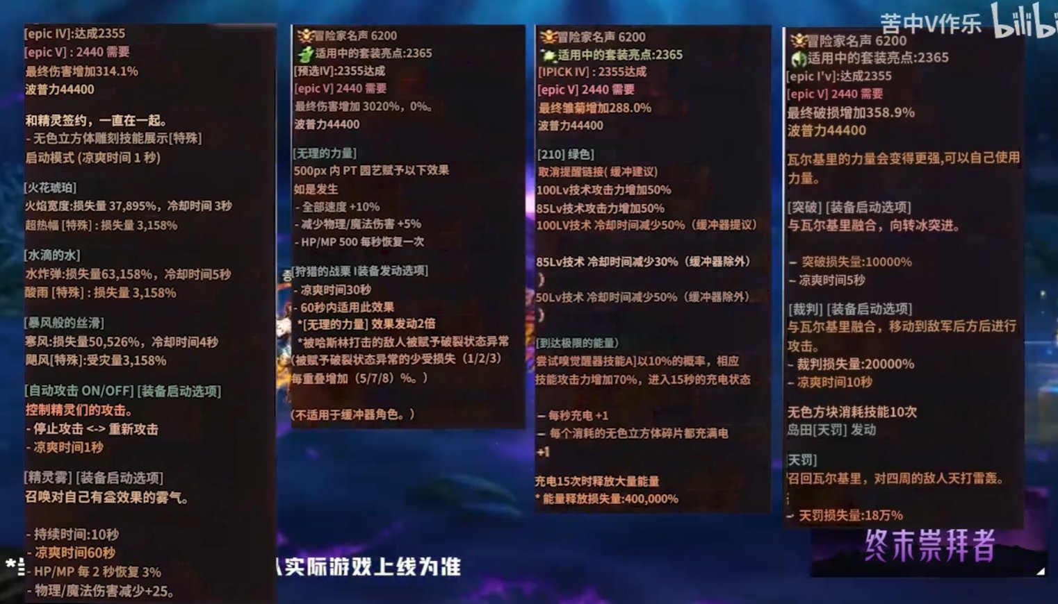 重泉版本-SS装备套装属性一览,沃特碧们的Colg,DNF地下城与勇士 - COLG玩家社区